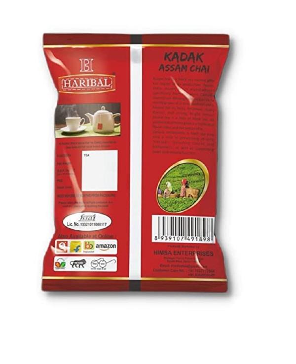 HARIBAL Kadak Chai, Kadak Assam Chai Pack (SET of 5 Packs of 200 g-1 KG ...