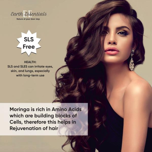 Earth Essentials Herbal Shampoo Sulfate Free 200 ml - JioMart