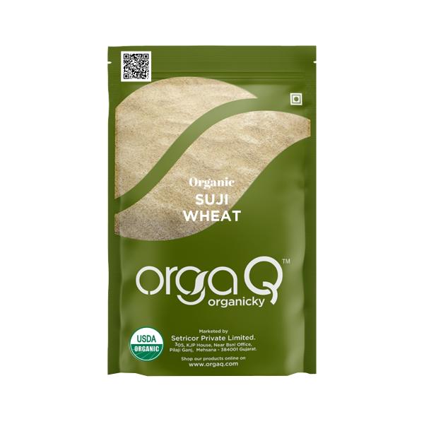 OrgaQ Organicky Organic Suji (Sooji) - 500 Gram - JioMart