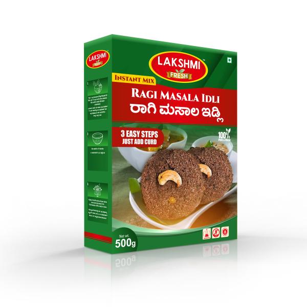 Lakshmi Fresh Ragi Masala Idli Mix 500g | Finger Millet Idli Mix - JioMart