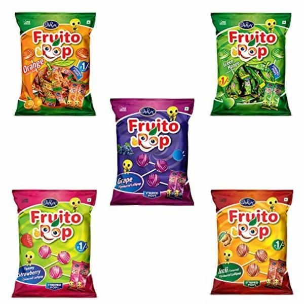 Oshon Lollipop Rich And Juicy Green Mango Orange Imli Strawberry And ...