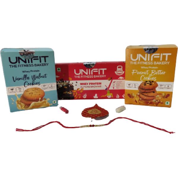 UNIFIT Rakhi Special Gift Hamper with Rakhi|Roli Chawal,Chandan,Mishri ...