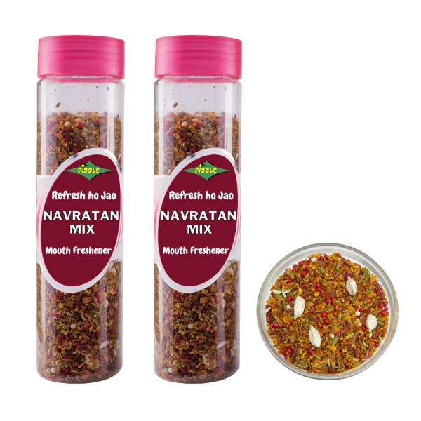 Dizzle Mouth Freshener Navratan Mix 150 gm pack of 2 - JioMart