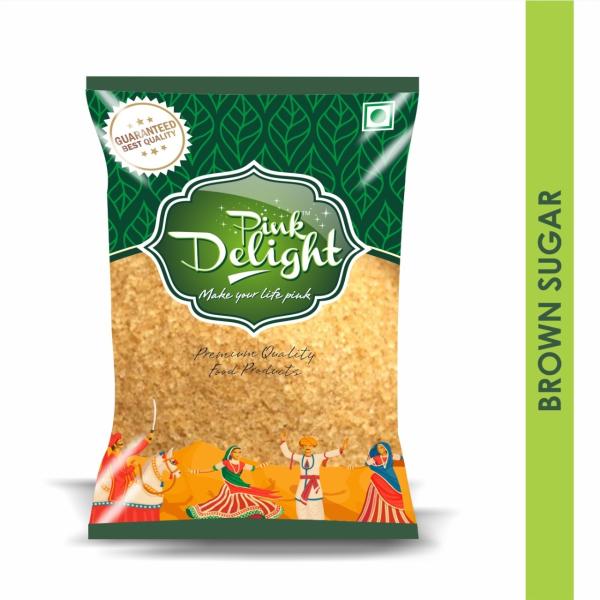 Pink Delight Natural Brown Sugar | Raw Sugar | Bhuri Shakkar | Bhuri ...