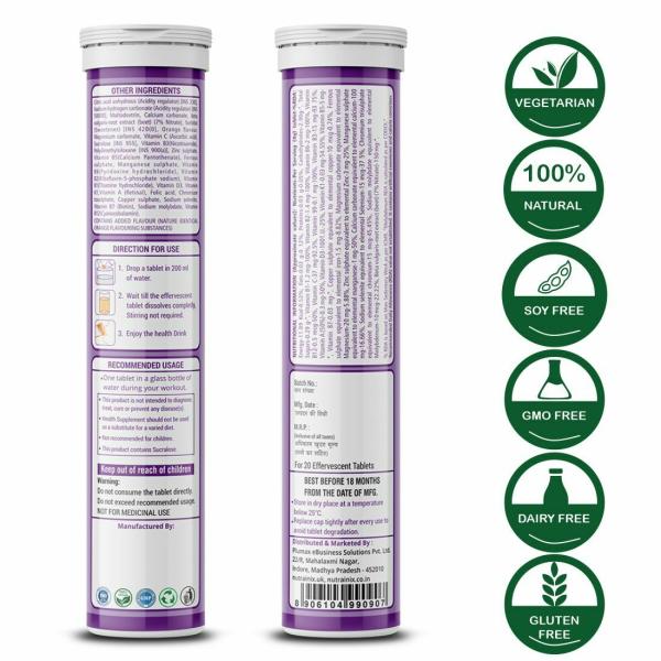 Nutrainix Vitalize Multivitamin Supplement Orange Flavour 20 ...