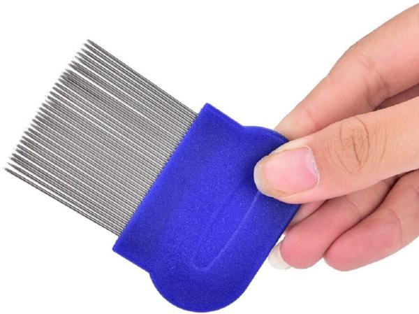 QD Professional Lice Nit Egg Remover Comb Stainless Steel Teeth ...