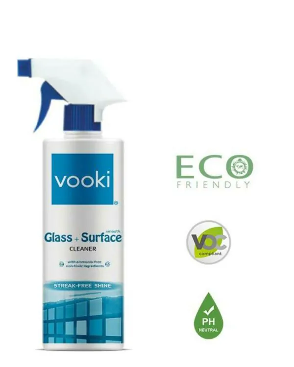 Vooki Ecofriendly Smooth Glass Surface Cleaner, Non-Toxic, for All ...