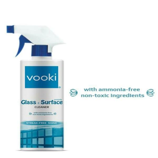 Vooki Ecofriendly Smooth Glass Surface Cleaner, Non-Toxic, for All ...