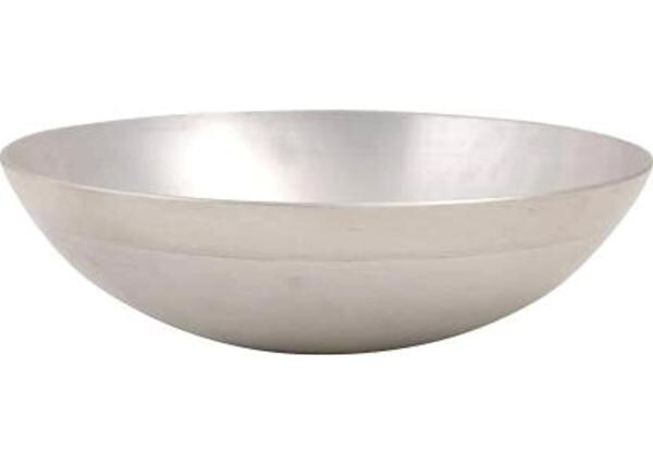 Super HK Silver Aluminium Kadai - JioMart