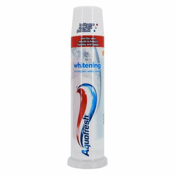 Aquafresh Whitening Toothpaste Pump, 100ml - JioMart