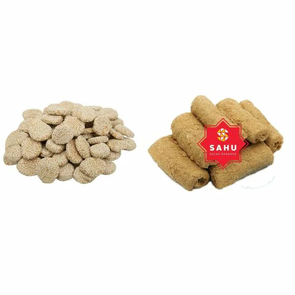 SAHU GAJAK BHANDAR Gachak Roll and Revdi Combo 800 Gm (1 Pack 400g ...