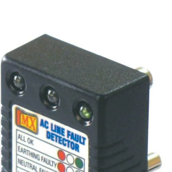 MX AC Electrical Line Fault Detector 3 Pin Socket Tester Wire Wall Plug ...