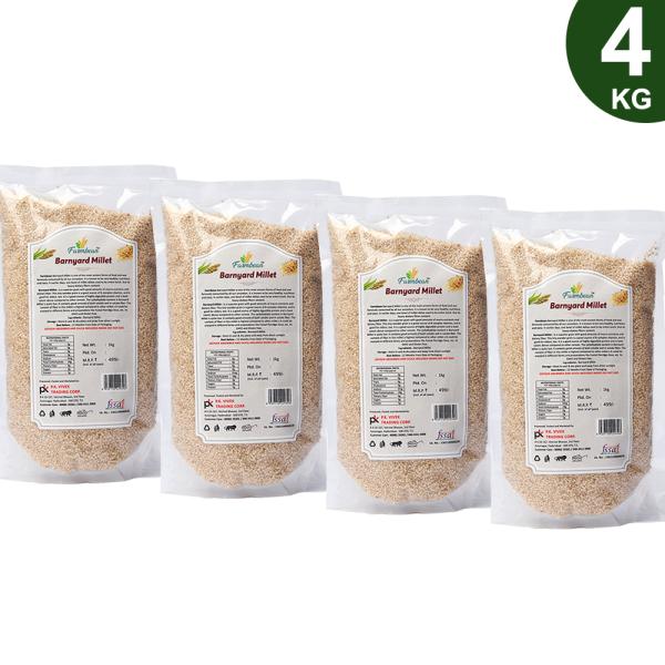 Farmbean Barnyard Millet Natural Grains, 4kg - (Khira / Swank / Kuthiraivally / Udalu / Kodisama ...