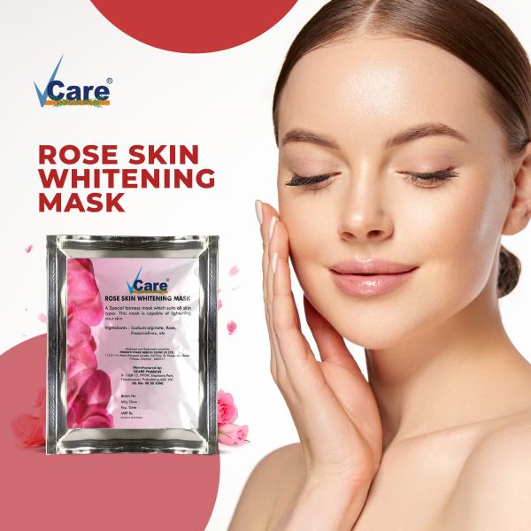 VCare Rose Skin Whitening Mask -50GM - JioMart