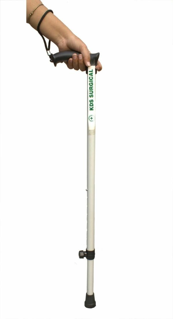 Kds Surgical 1 leg Grey Dori Height Adjustable Walking Stick - JioMart