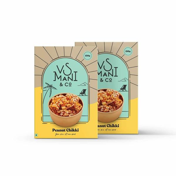 VS Mani & Co Peanut Chikki - Healthy, Traditional Sweet | No Sugar ...