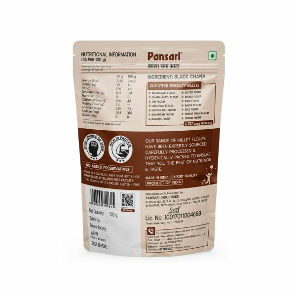 Pansari Gluten Free 500g Channa Atta - Pack of 8 - JioMart