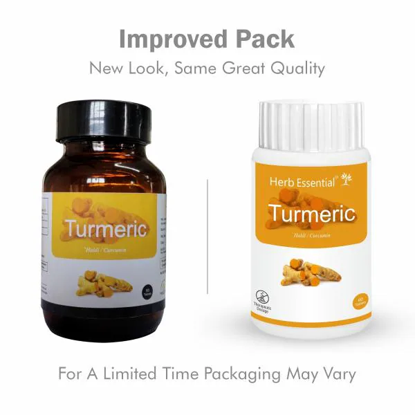 Herb Essential Turmeric (haridra Curcuma Longa) 500 mg 60 Tablets - JioMart