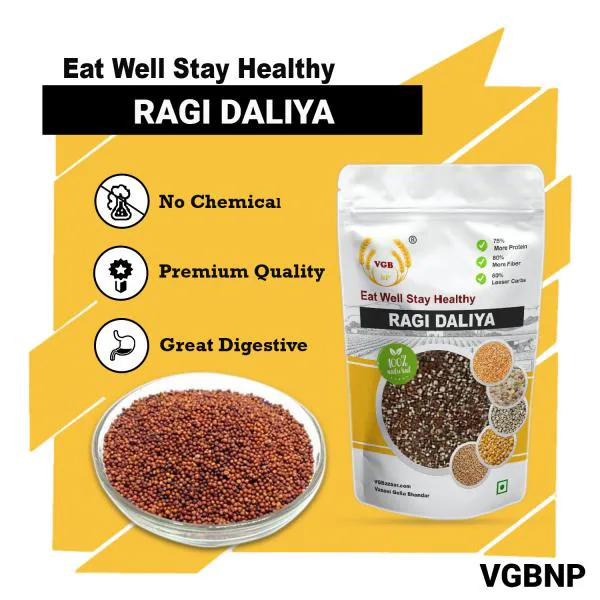 VGBNP 100% Natural & Original Finger millet Porridge (Ragi Daliya) Pure ...
