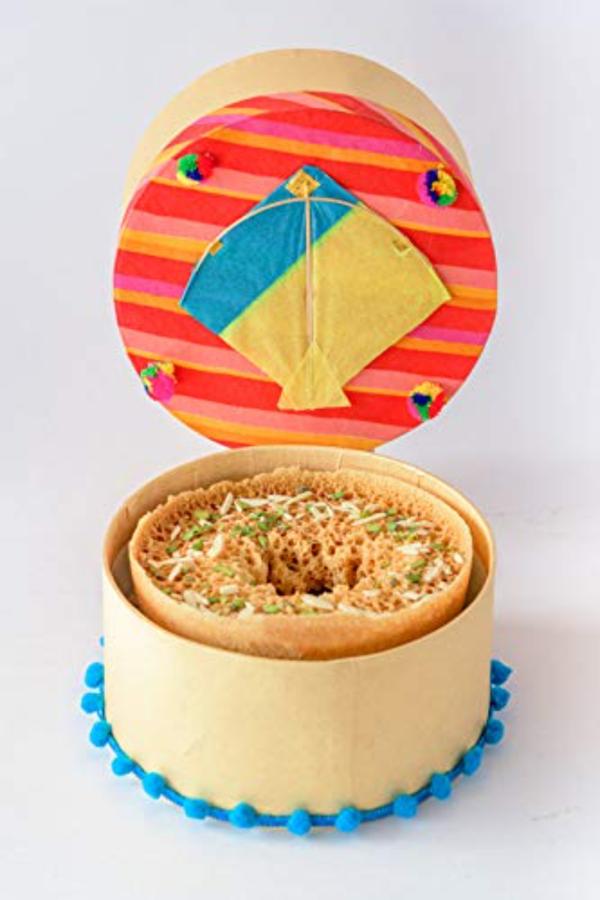 Kesar Sweets | Rajasthani Paneer Sweet Ghevar in Beautiful Lehariya ...