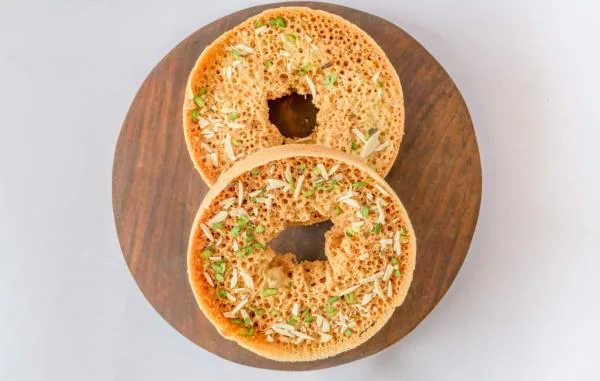 Kesar Sweets | Rajasthani Paneer Sweet Ghevar in Beautiful Lehariya ...