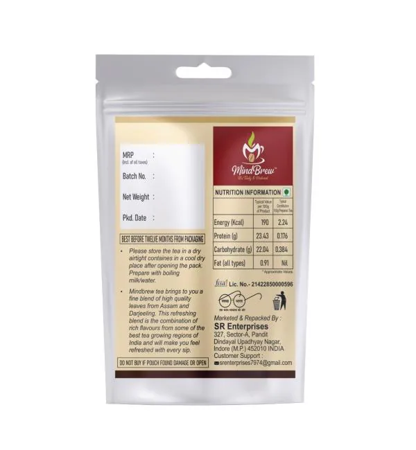 Mindbrew Premium Elaichi Masala Tea| Cardamom Masala Tea Pouch ...