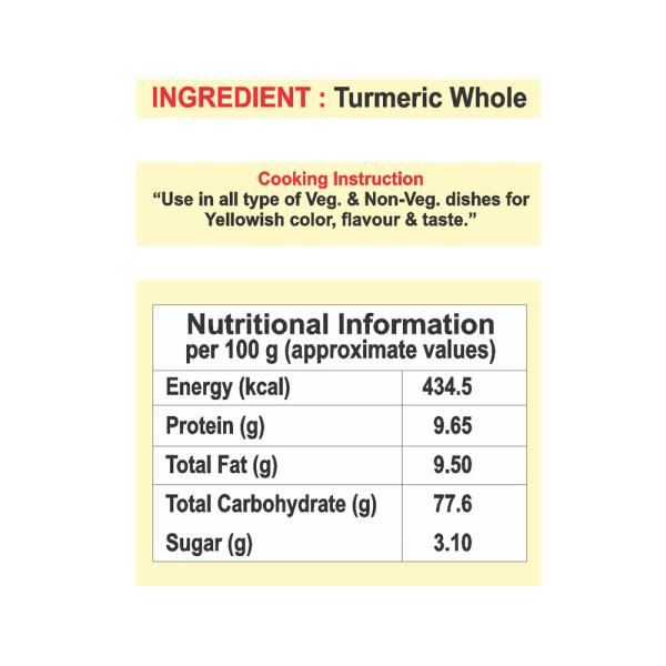 Rakesh Haldi Masala POwder 200g + Lal Mirch Powder 200g Combo Pack (1 ...