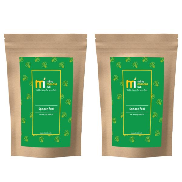 Mina Spinach Idli Powder / Spinach Podi / Pasalai Keerai Podi 100gm ...