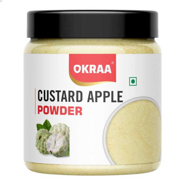 OKRAA Custard Apple Powder - 100gm / Custard Apple for Spray Dried( Dry ...