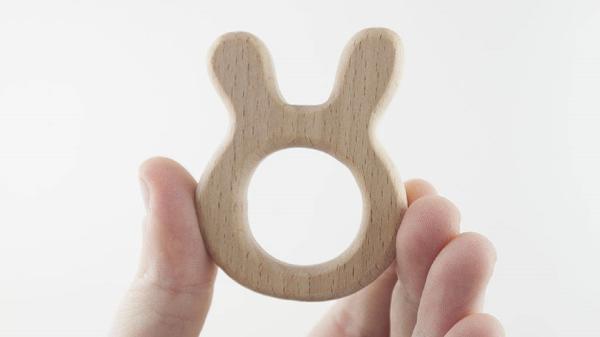 Enorme Organic Non Toxic Wooden Teethers For Babies ( Owl & Star ...