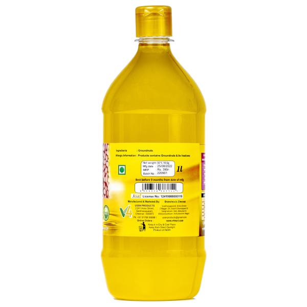 Karaikudi Wood Cold Pressed Groundnut Oil 3L (Marachekku Kadalai Ennai ...