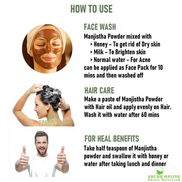 Shudh Online Majith Root (1 Kg / 1000 g), Organic Manjistha Root ...