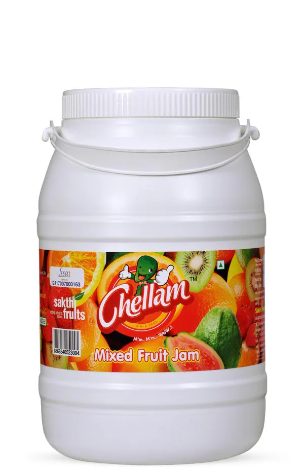 Chellam Mixed Fruit Jam 4KG - JioMart