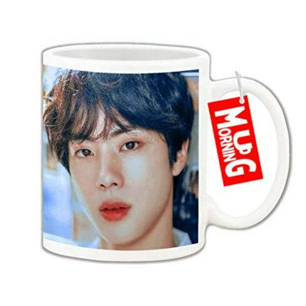 Mug Morning BTS Jin Mug BTS Jin Coffee Mug BTS Jin Cup BTS Jin Merchandise for Girls BTS Jin ...