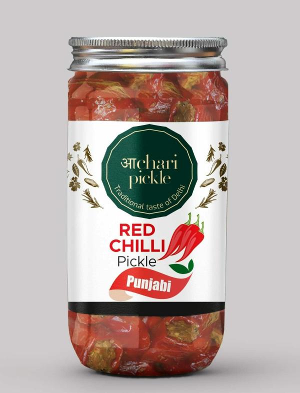 Achari Pickles Punjabi Red Chilli Pickle Homemade Fresh Red Chilli or ...