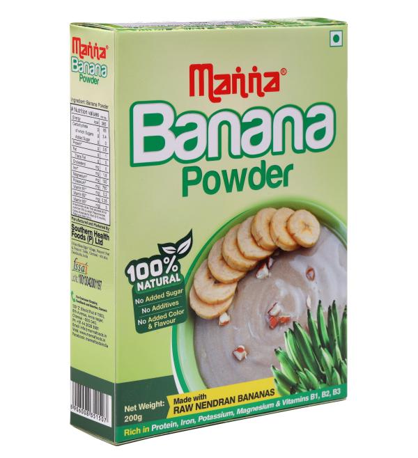 Manna Banana Powder 400g (200g x 2 Packs) | Baby Food | Kannankaya ...