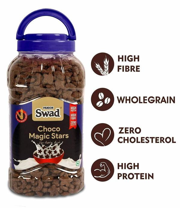 Swad Choco Magic Stars & Choco Flakes (Multigrain Chocos Moon Stars ...