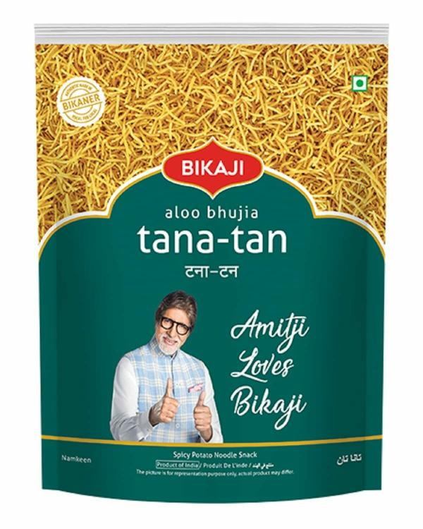 Bikaji Bikaneri Namkeen| Aloo Bhujia| Tana-Tan| Alu Bhujia | 1 Kg Pack ...