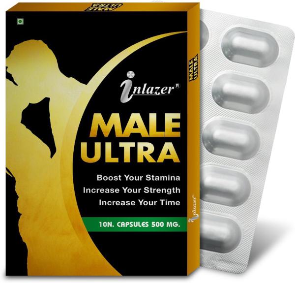 Inlazer Male Ultra Sex Supplement Combats Male Sexual Problems, 10 Capsules - JioMart