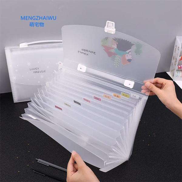 Corslet Multicolor Plastic Expanding File Folder with Cover Large Size ...