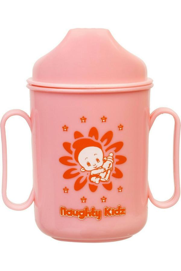 Naughty Kidz Pink and Pink Polypropylene Handy Sipper - JioMart