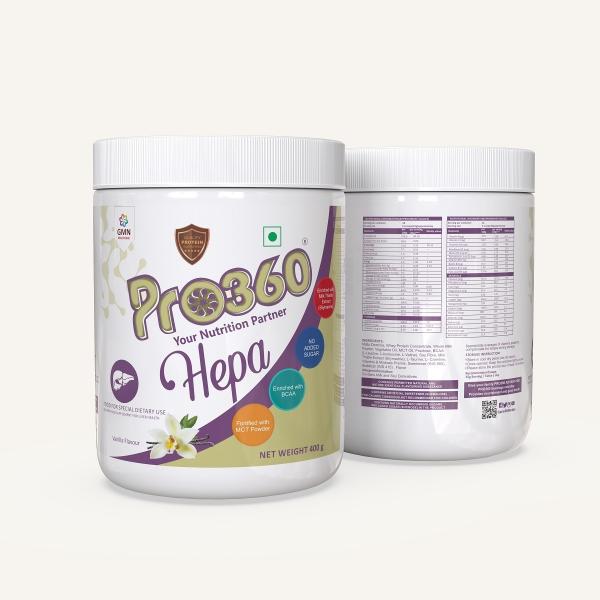 Pro360 HEPA Liver Care Vanilla Flavoured Health Supplement Protein ...