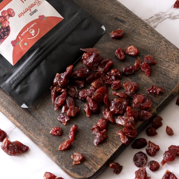 The Berry People Dried Cranberries Slice |All Natural, Organic, Sugar ...
