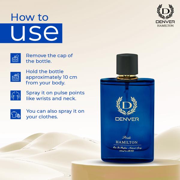 DENVER Hamilton Pride Eau de Parfum - 100 ml (For Men) - JioMart