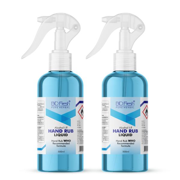 Biofresh Liquid Hand Sanitizer Spray Germ Protection Alcohol Based ...