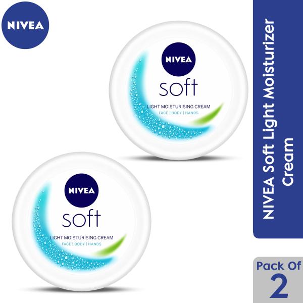 NIVEA Soft Light Moisturizer 300 ml (Pack of 2) - JioMart