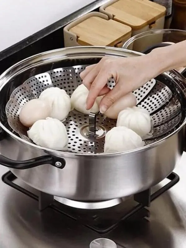 Stainless Steel Foldable Steamer - JioMart