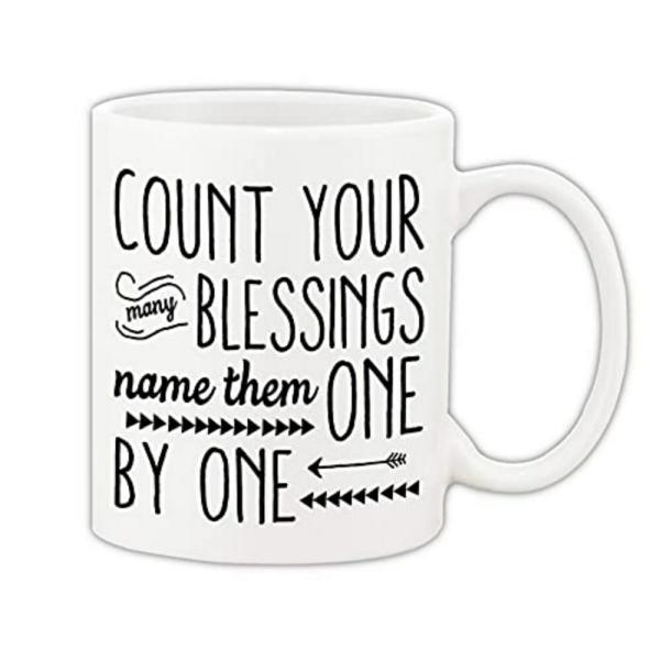 Mug Morning Blessing Mug Count Your Blessings Mug Blessings Coffee ...