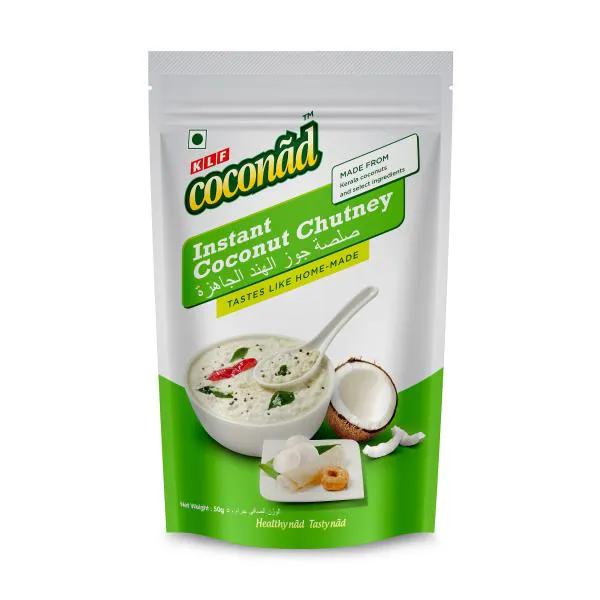 KLF Coconad Instant Coconut Chutney (Plain) 50g ( Pack of 5 ) - JioMart