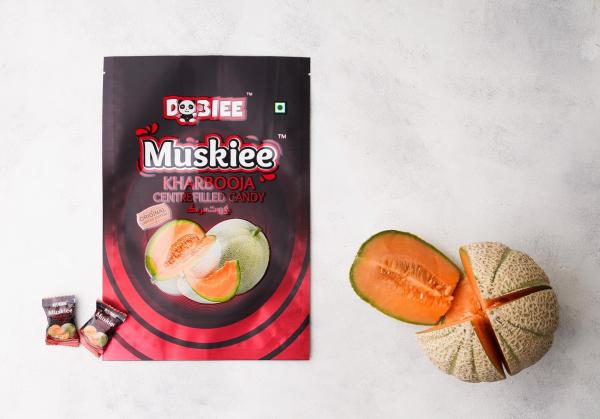 Dobiee Muskiee Muskmelon Fruit Flavoured Candy - 50 Pcs (Pack Of 3 ...